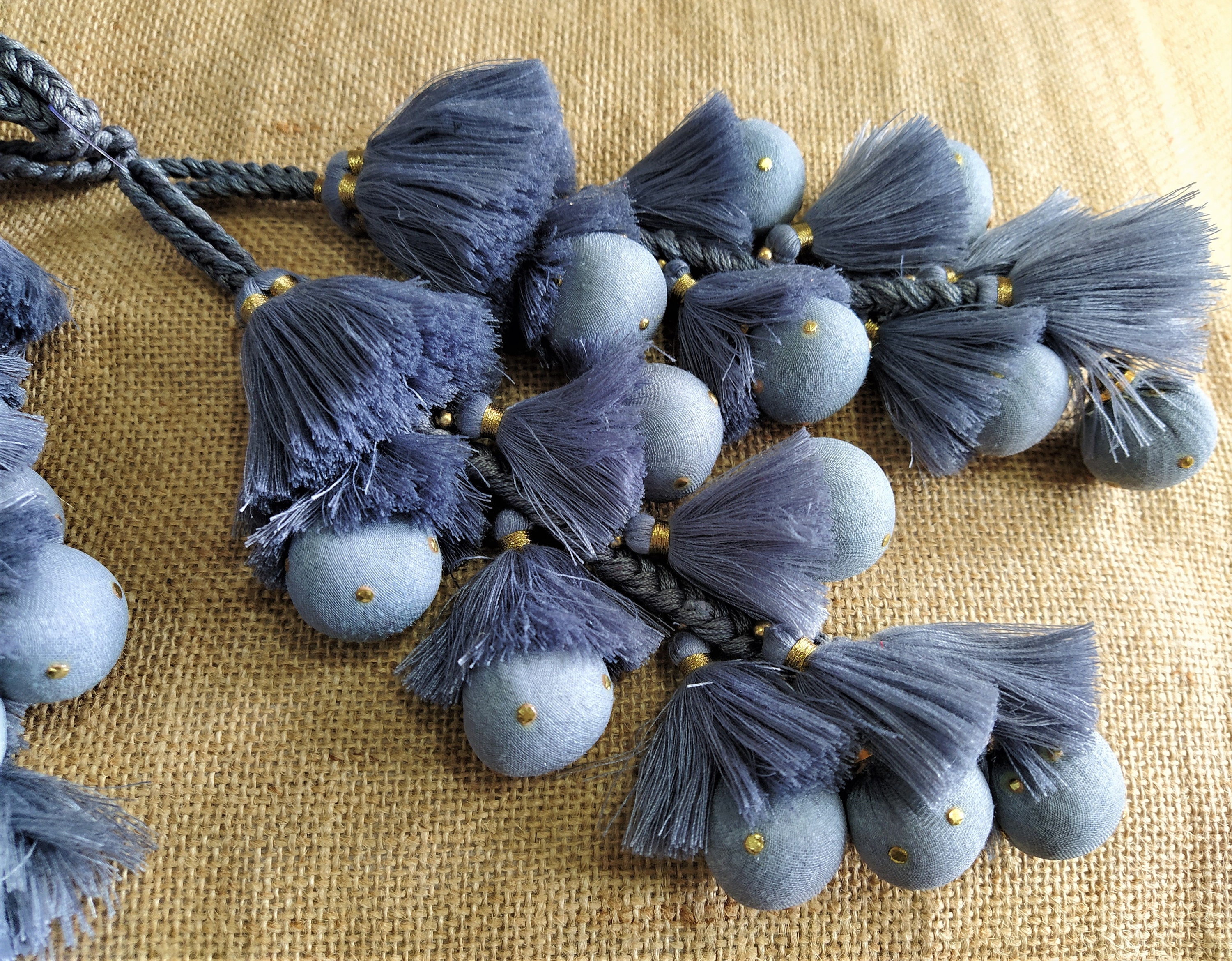 Indian Cotton Tassels Embellishment Long Tassels Decorative | Etsy