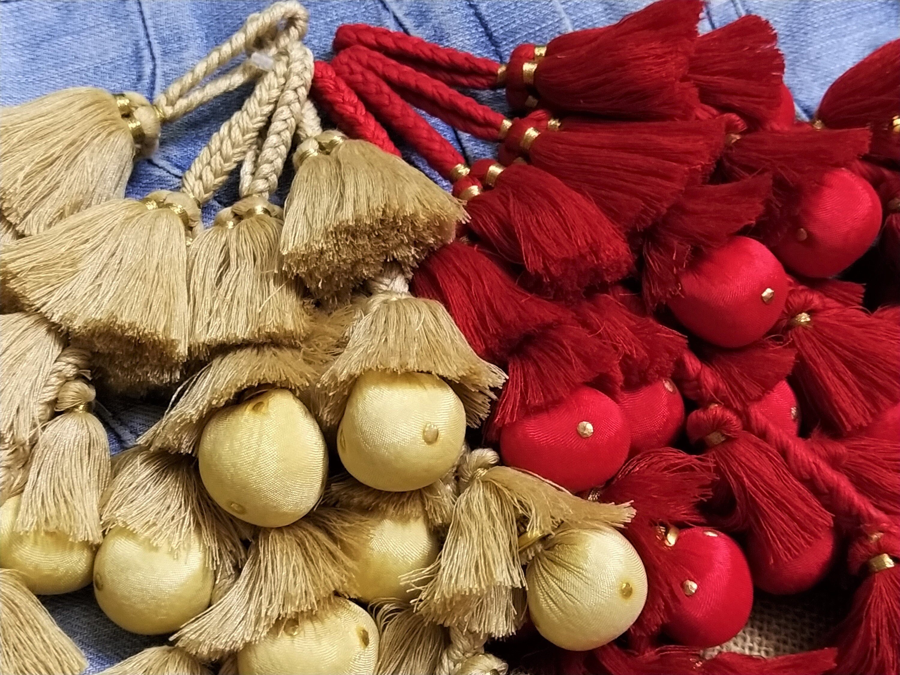 Indian Cotton Tassels Embellishment Long Tassels Decorative | Etsy