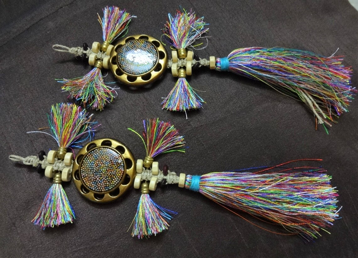 Indian Tassels Silk Tassels Beaded Tassels Jute Tassels - Etsy