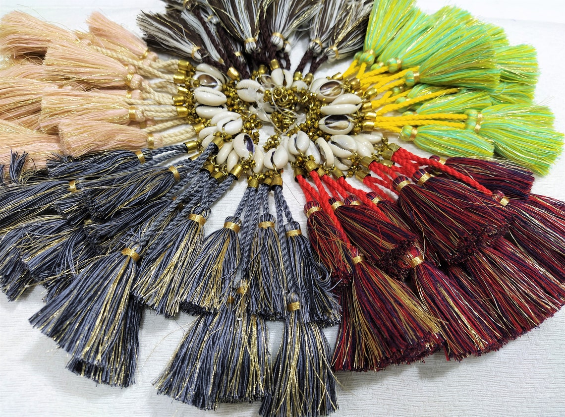 Cowrie Shell Tassels Purse & Handbag Decoration Cowrie Shell | Etsy