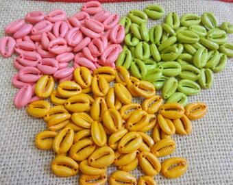 200 Pcs Cowry Shells Acrylic Cowrie Beads Craft Supplies | Etsy