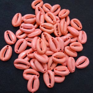 200 Pcs Cowry Shells, Acrylic Cowrie Beads, Indian Beads - Craft ...