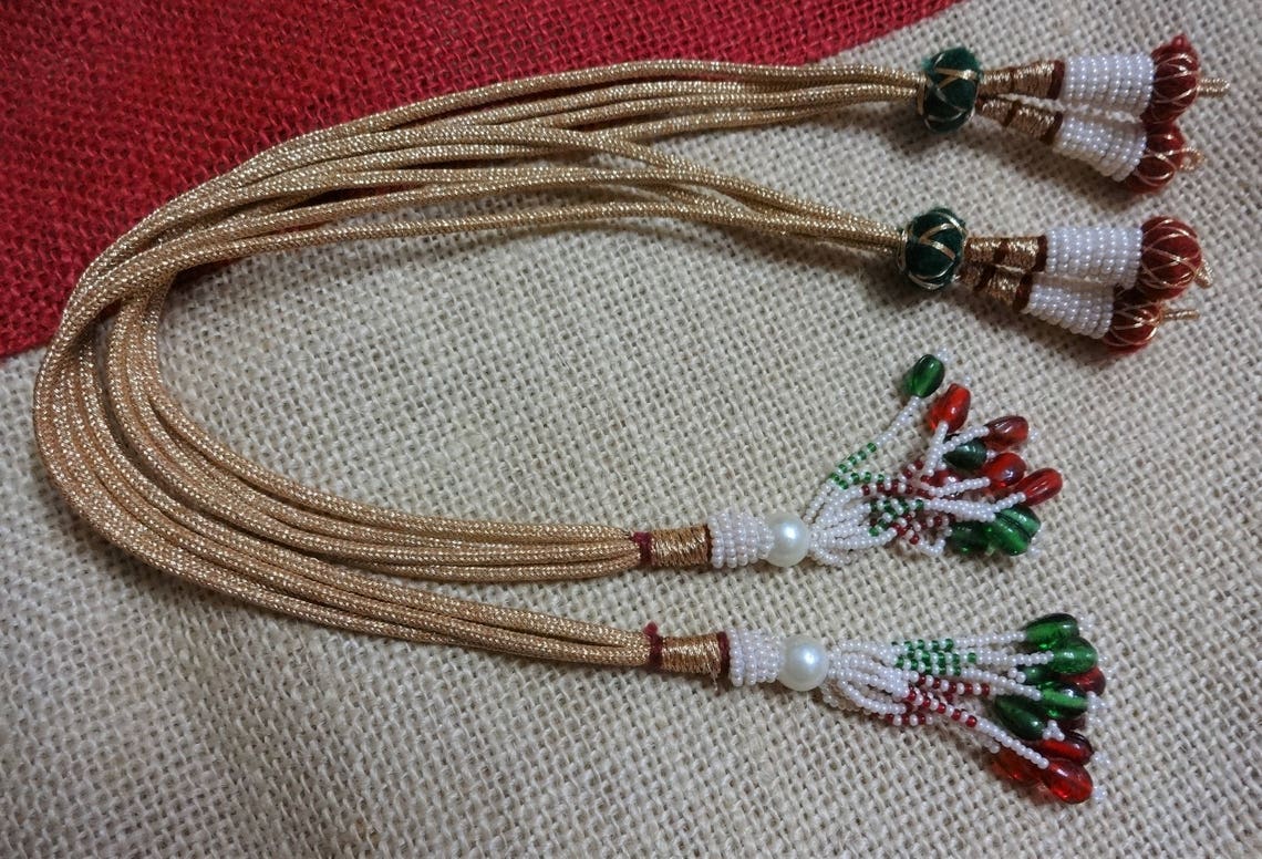 Adjustable Handmade Necklace Thread Indian Necklace Jewelry | Etsy