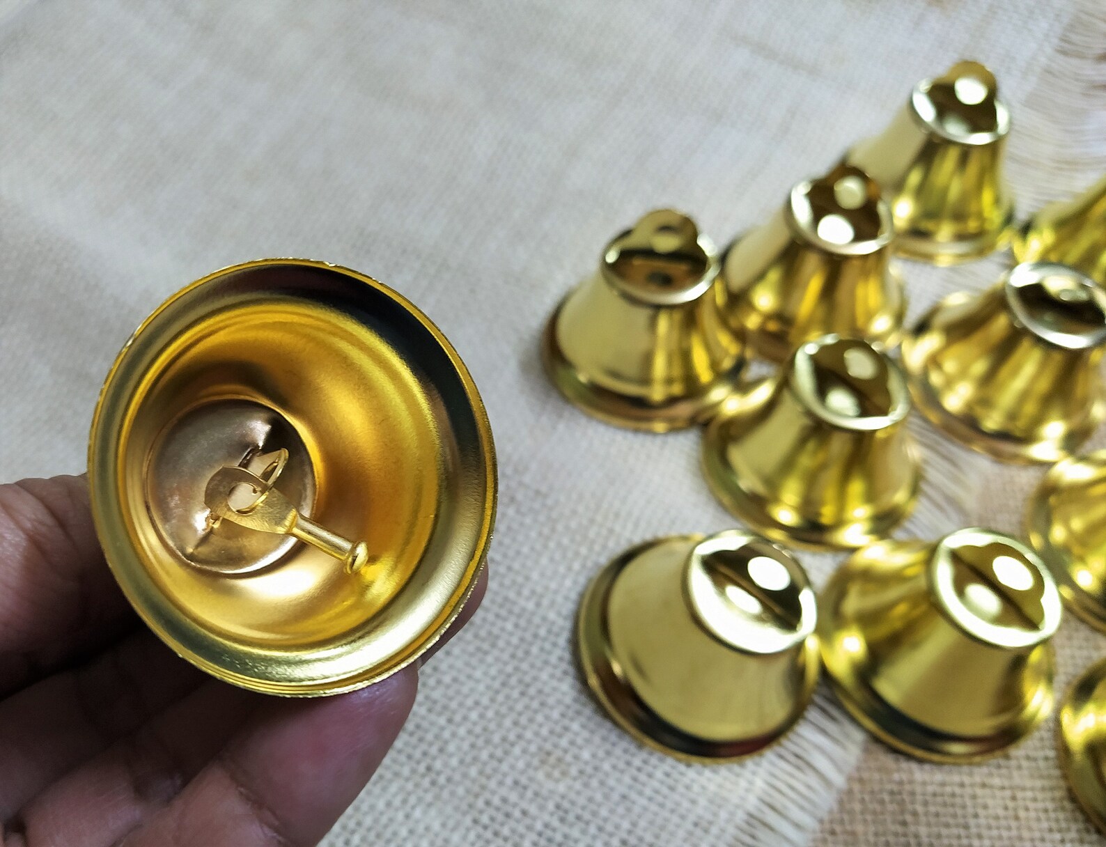 Indian Bells, Large Bells, Craft Supplies, Decorative Large Metal Bells ...