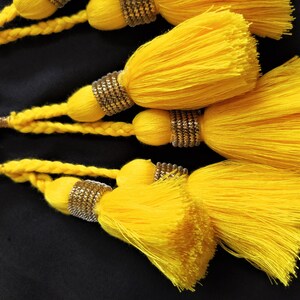 Indian Tassels Cotton Tassels Embellishment Long Tassels | Etsy