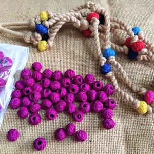 50 Pcs Handmade Thread Balls Cotton Balls Craft Decoration - Etsy