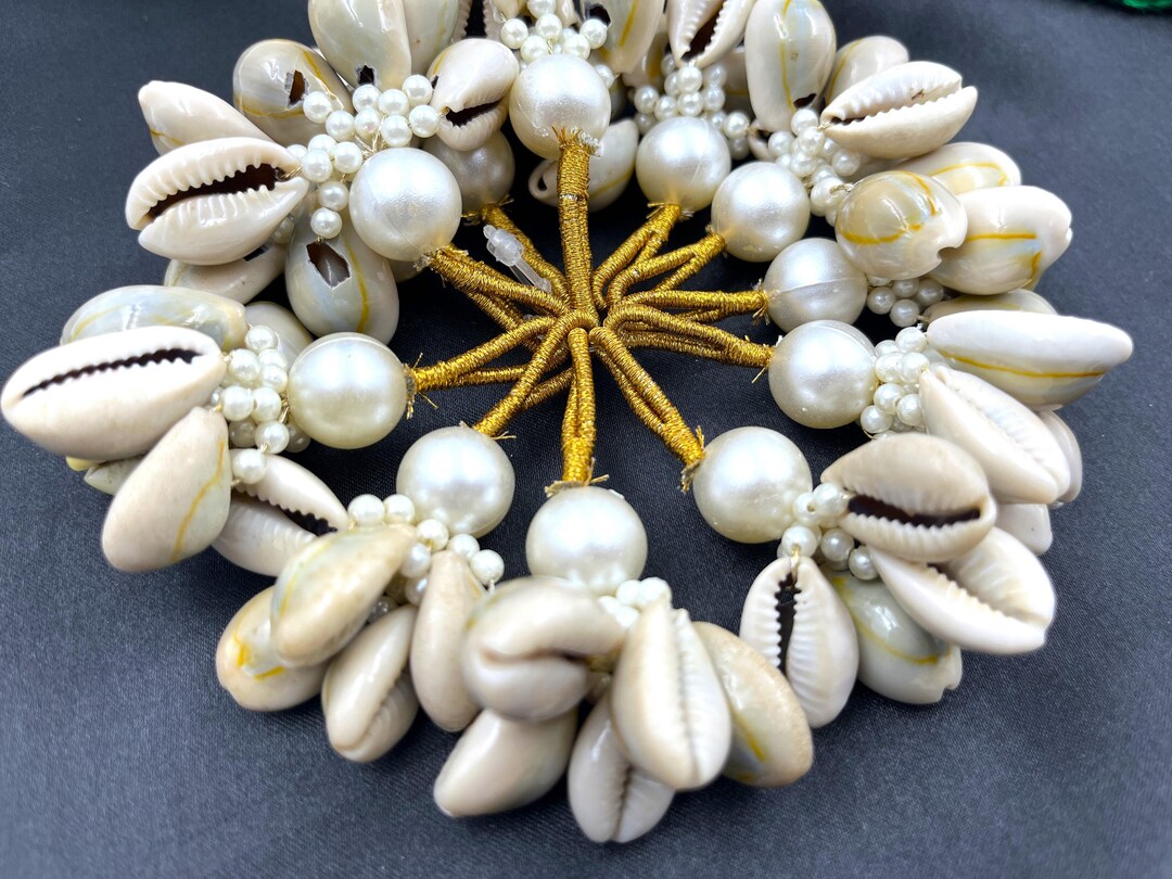 Cowry Shell Motifs, Cowry Shell Bunch Tassels, Beaded Cowrie Tassels ...