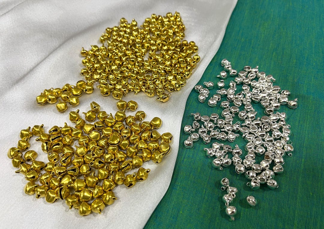 Indian Bells, Assorted Tiny Metal Bells, Tribal Bells, Gypsy Bells ...