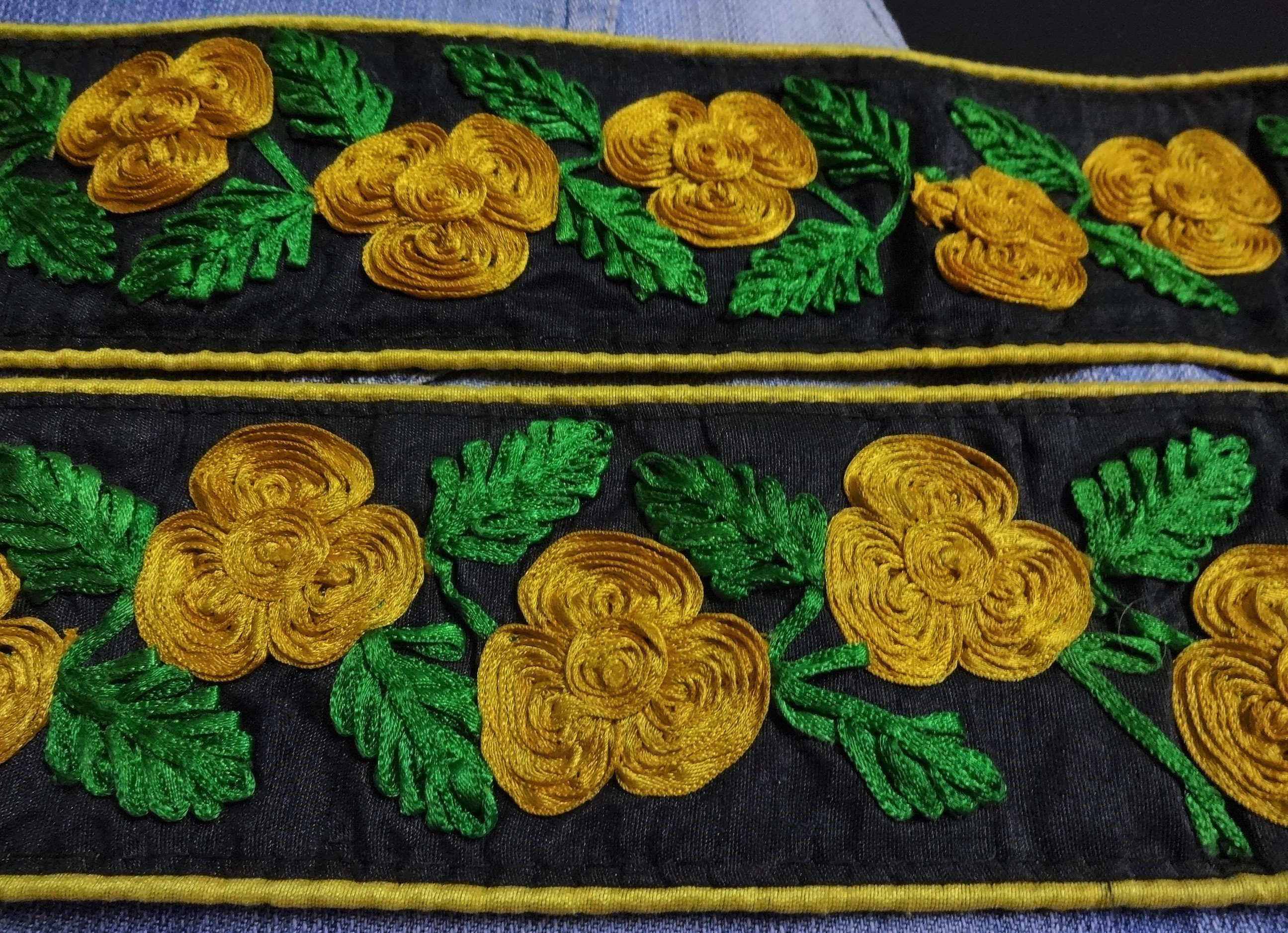 Indian Trim, Embroidered Lace, Decorative Craft Ribbon, Sewing Trim ...