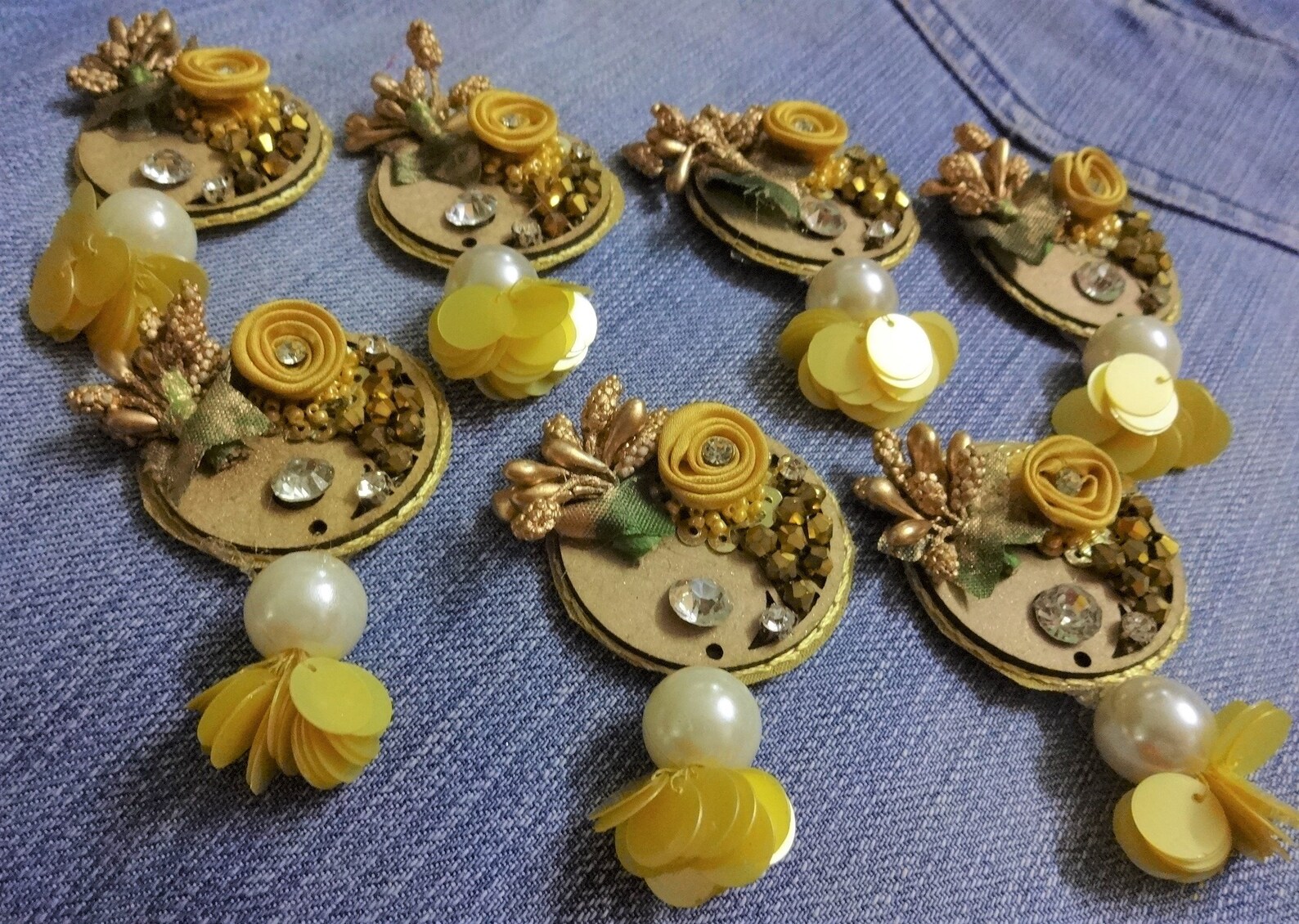 Buttons Decorative Buttons Handmade Stick on Buttons Flat - Etsy