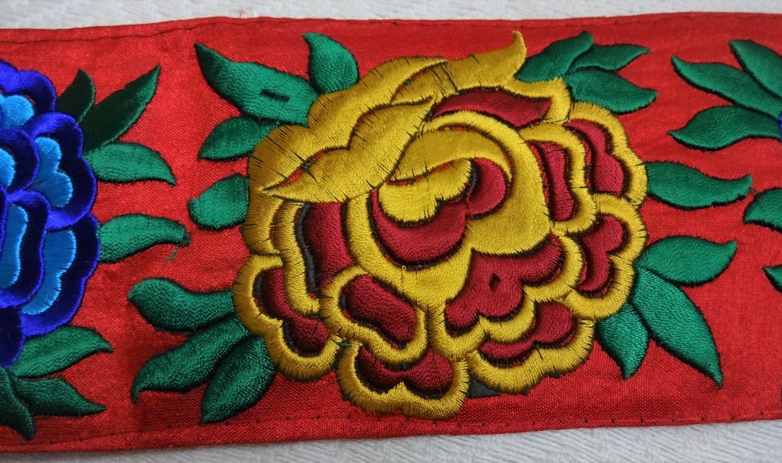 Indian Embroidered Lace Decorative Trimmings Sari Border | Etsy