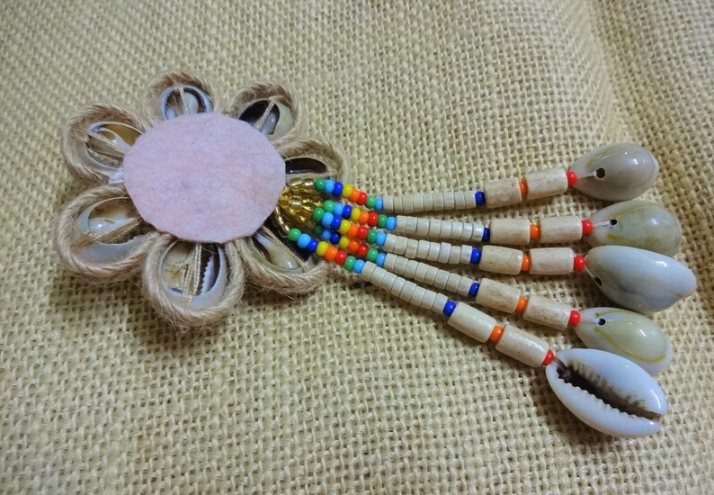 Cowry Shell Motifscowry Shell Rosettebeaded Cowrie | Etsy