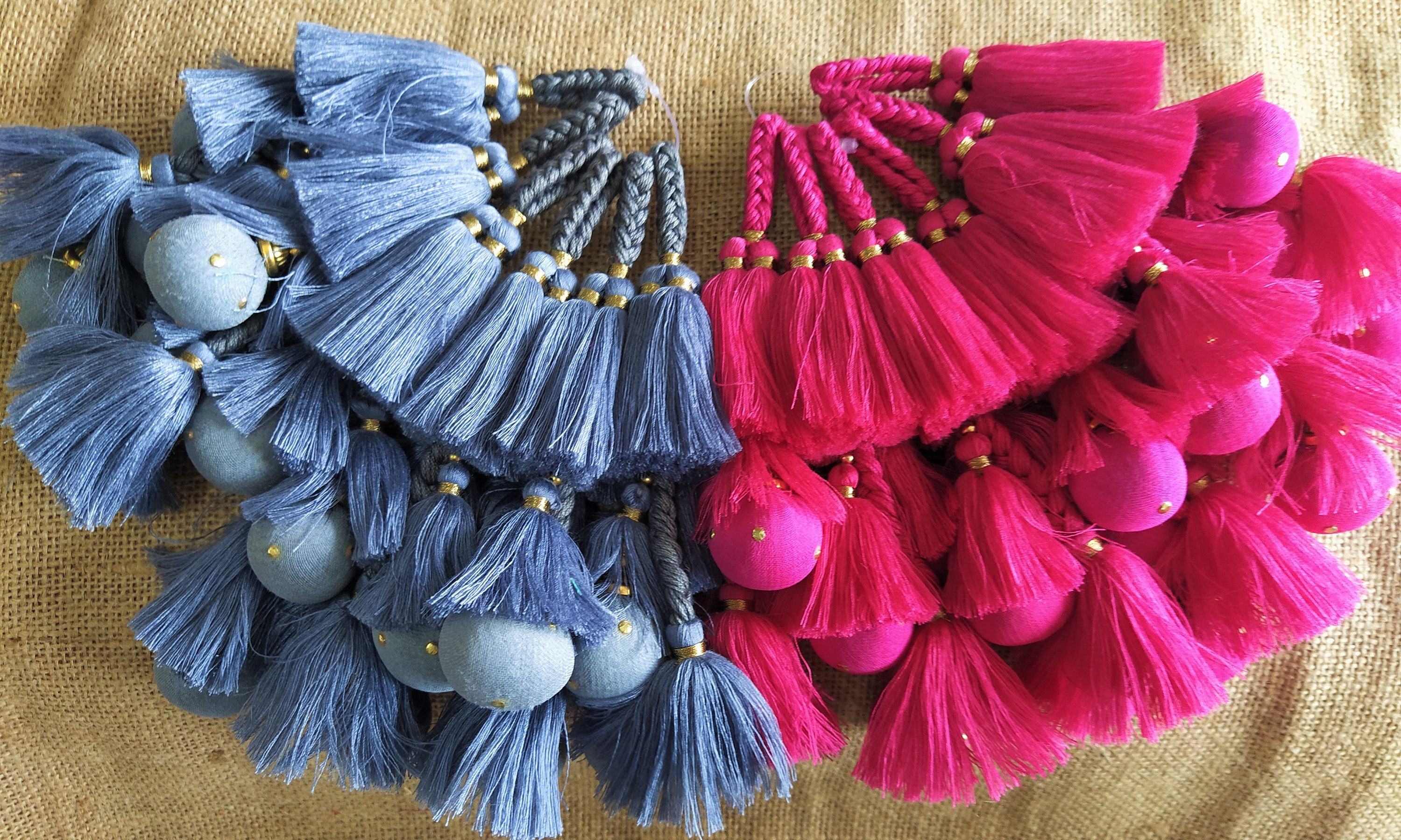 Indian Cotton Tassels, Embellishment, Mini Tassels, Decorative Tassels ...