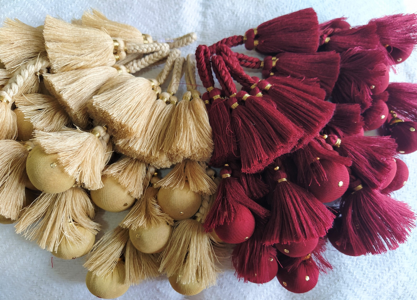 Indian Cotton Tassels Embellishment Mini Tassels Decorative | Etsy