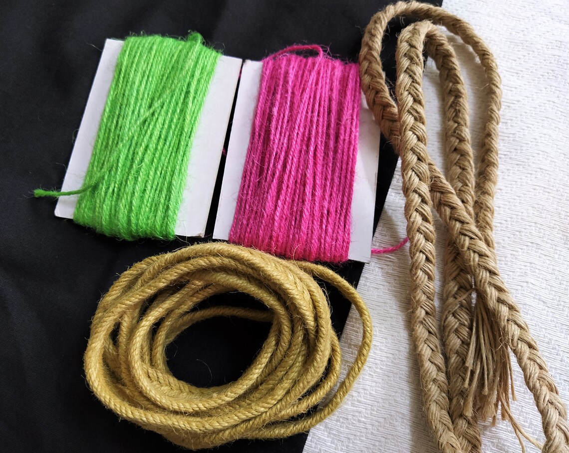 Natural Handspun Assorted Jute Yarn / Twine / Thread /jute - Etsy