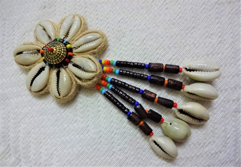 Cowry Shell Motifscowry Shell Rosettebeaded Cowrie - Etsy