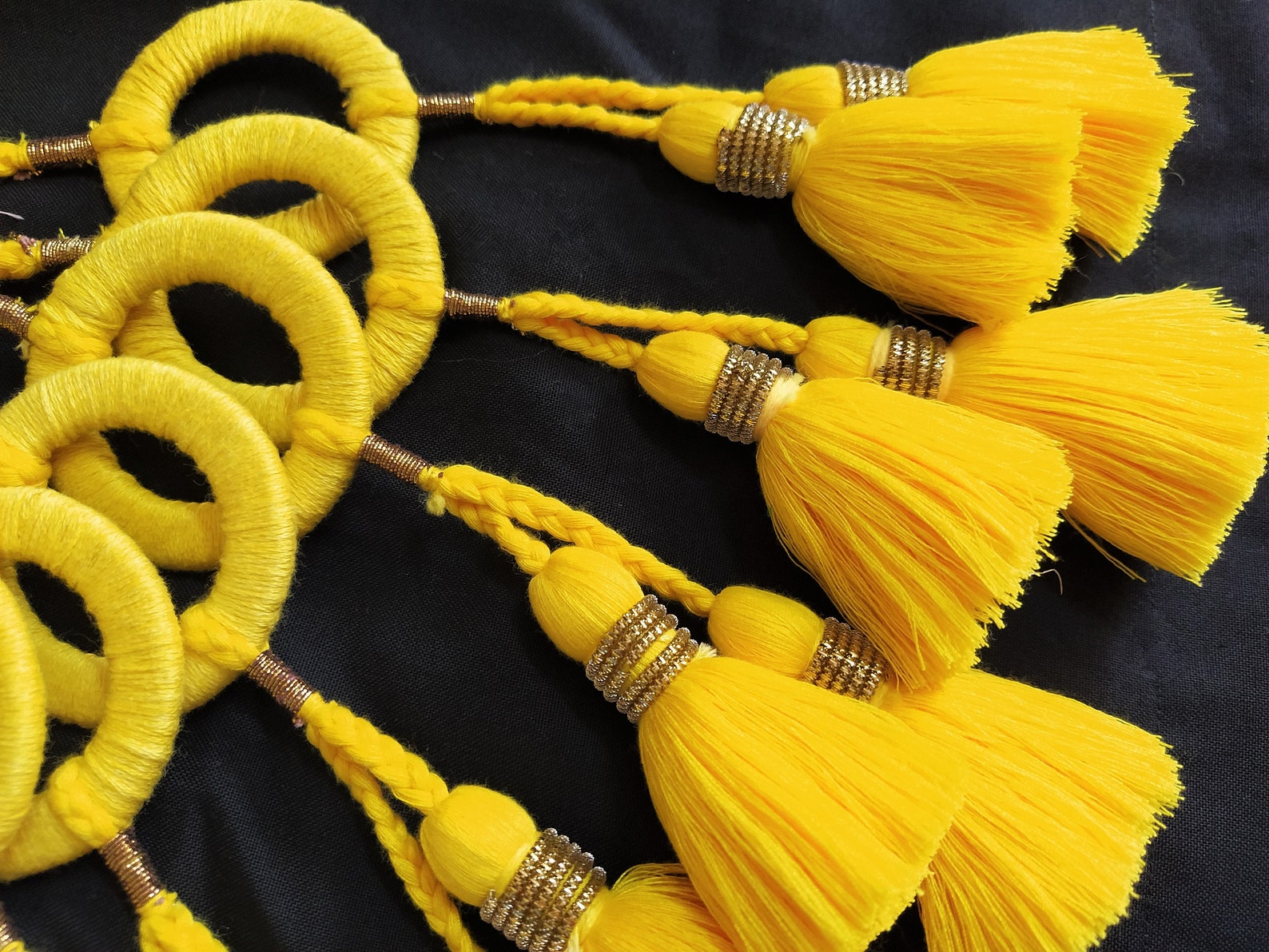 Indian Tassels Cotton Tassels Embellishment Long Tassels | Etsy