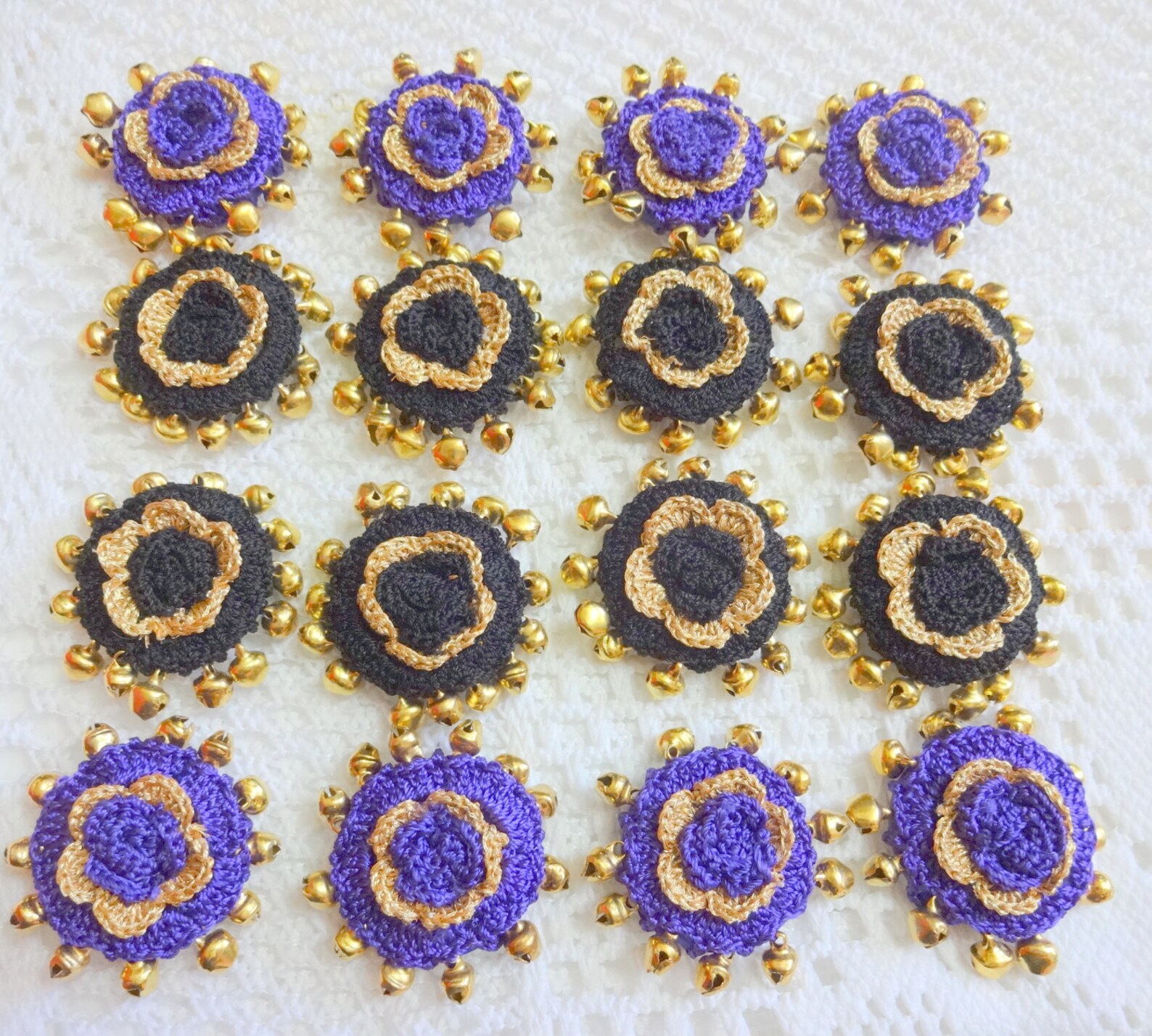 Buttons, Crochet Buttons, Decorative Buttons, Handmade Sew on Buttons ...