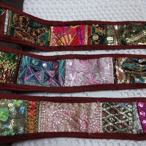 Indian Patch Embroidered Lace Handmade Trim Saree Border - Etsy