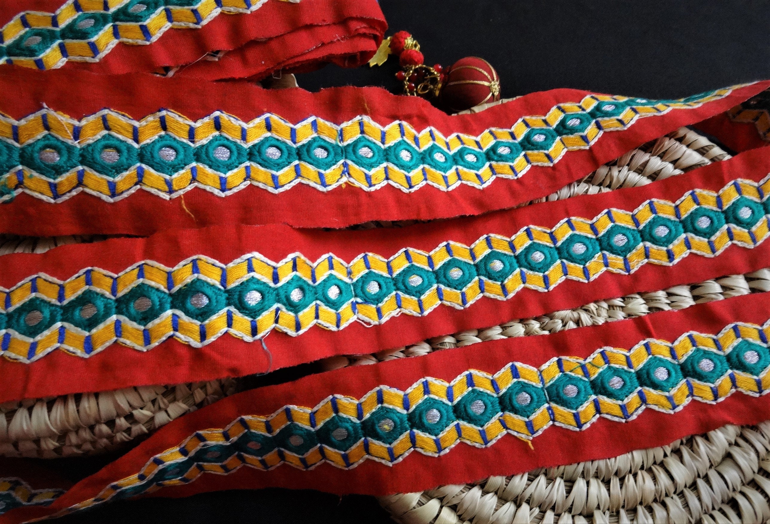 Indian Lace Decorative Craft Ribbon Sewing Supply Boho Sari | Etsy