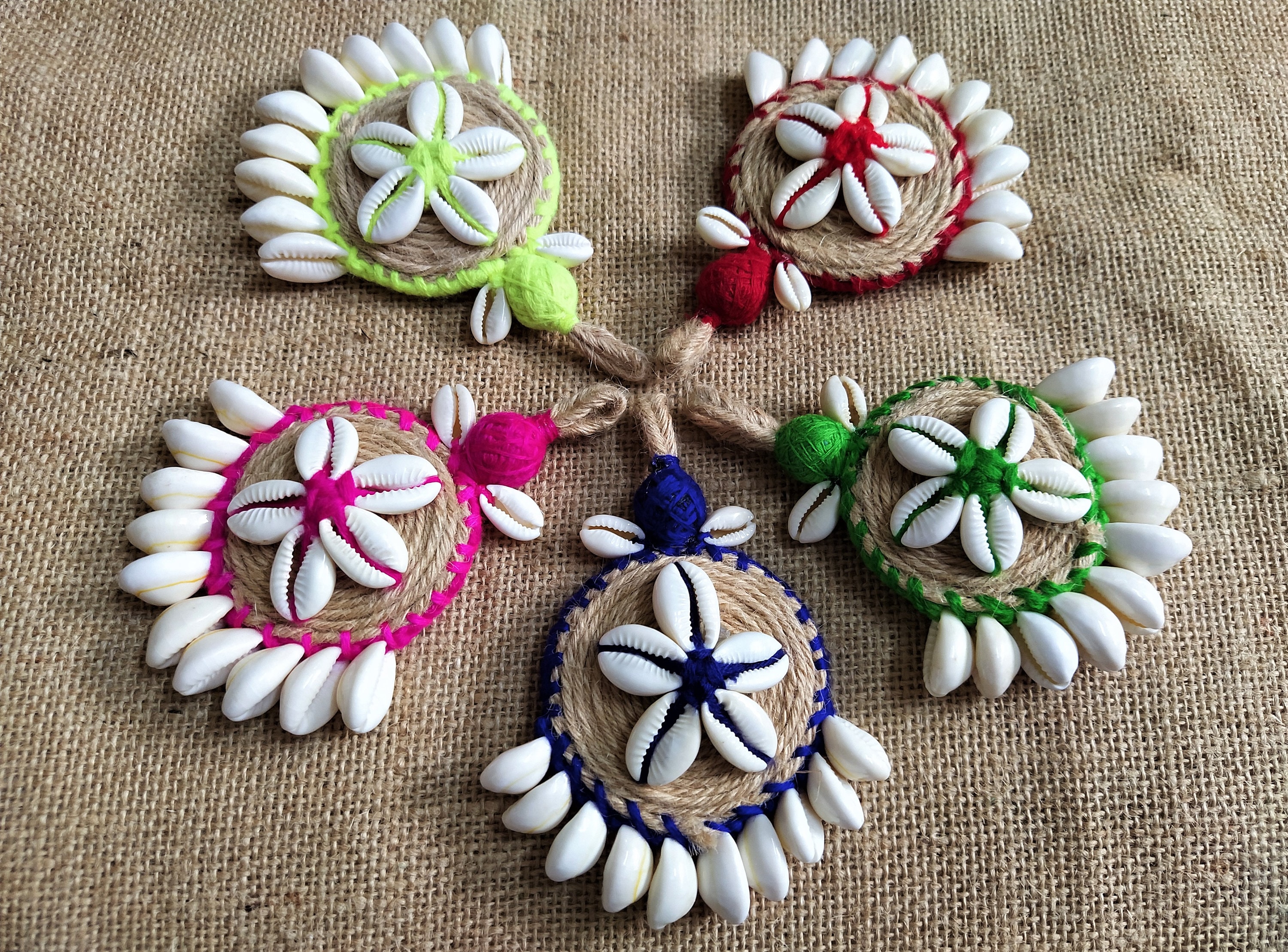 Cowrie Shell Tassels Indian Ethnic Tassels Cowrie Flower | Etsy