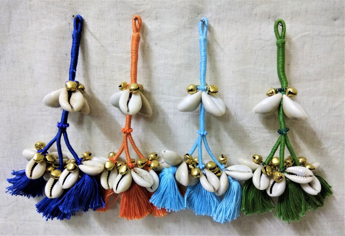 Cowrie Shell Tassel Ethnic Tassels Indian Tassels Cowrie | Etsy