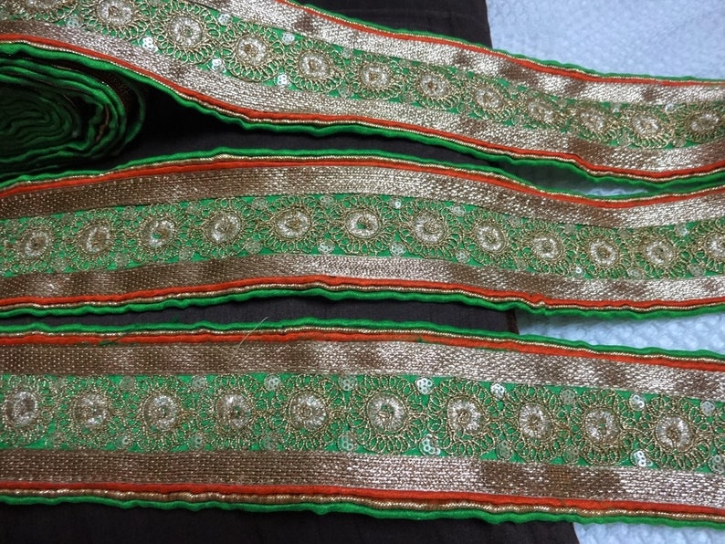 Indian Lace, Ethnic Trim, Sari Border, Fabric Lace, Indian Zari Trim ...