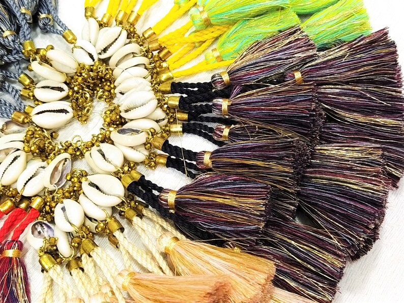 Cowrie Shell Tassels Purse & Handbag Decoration Cowrie Shell - Etsy