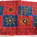 Indian Applique, Embroidered Multi Colored Rectangular Ethnic Sew on ...