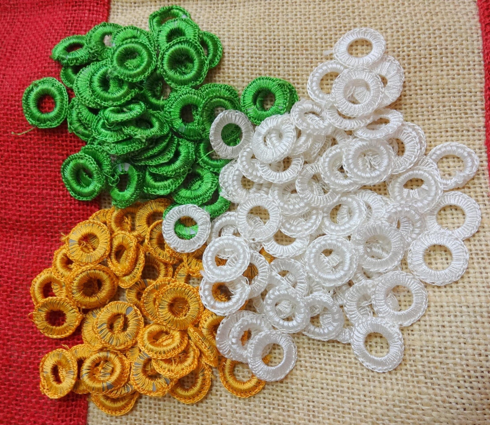 Crochet Appliques Handmade Appliques Sew on Appliques | Etsy