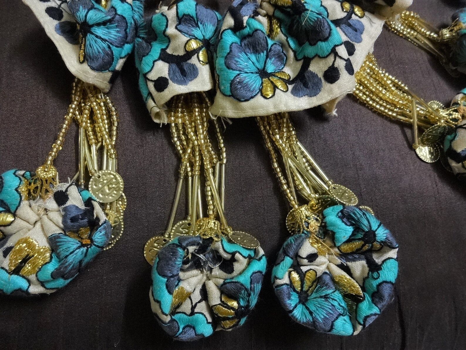 Indian Ethnic Long Tassels Handbag Decoration Coin Tassels | Etsy