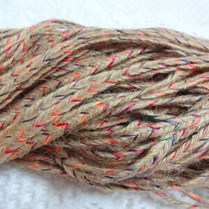 Indian Jute, Jute Threads, Jute Yarn Braided With Multi Colour Threads ...