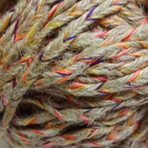 Indian Jute, Jute Threads, Jute Yarn Braided With Multi Colour Threads ...