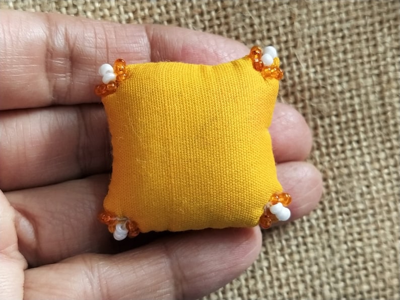 Indian Cotton Fabric Miniature Cushions, Craft Supply, Decor Supplies ...