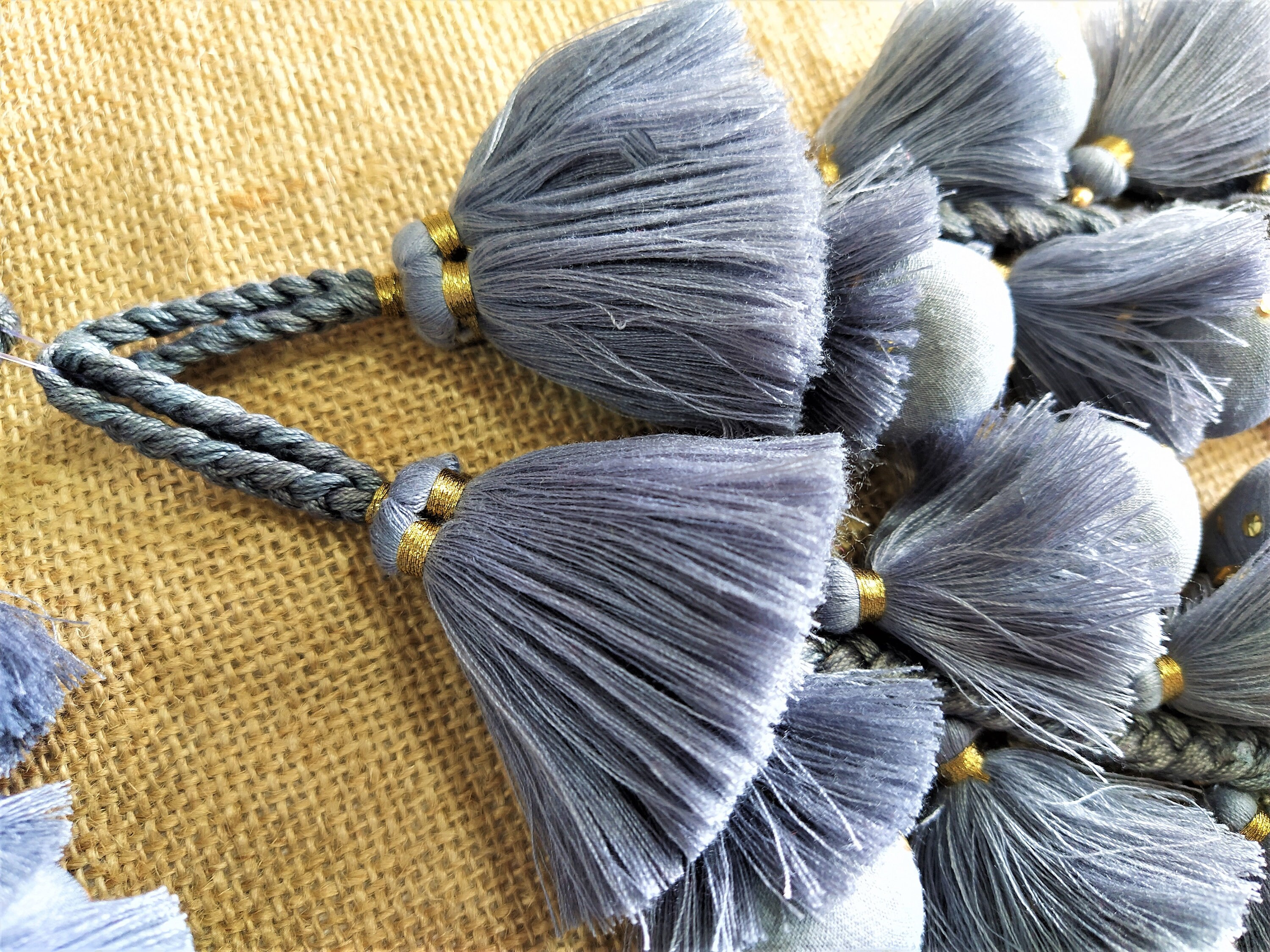 Indian Cotton Tassels Embellishment Long Tassels Decorative | Etsy