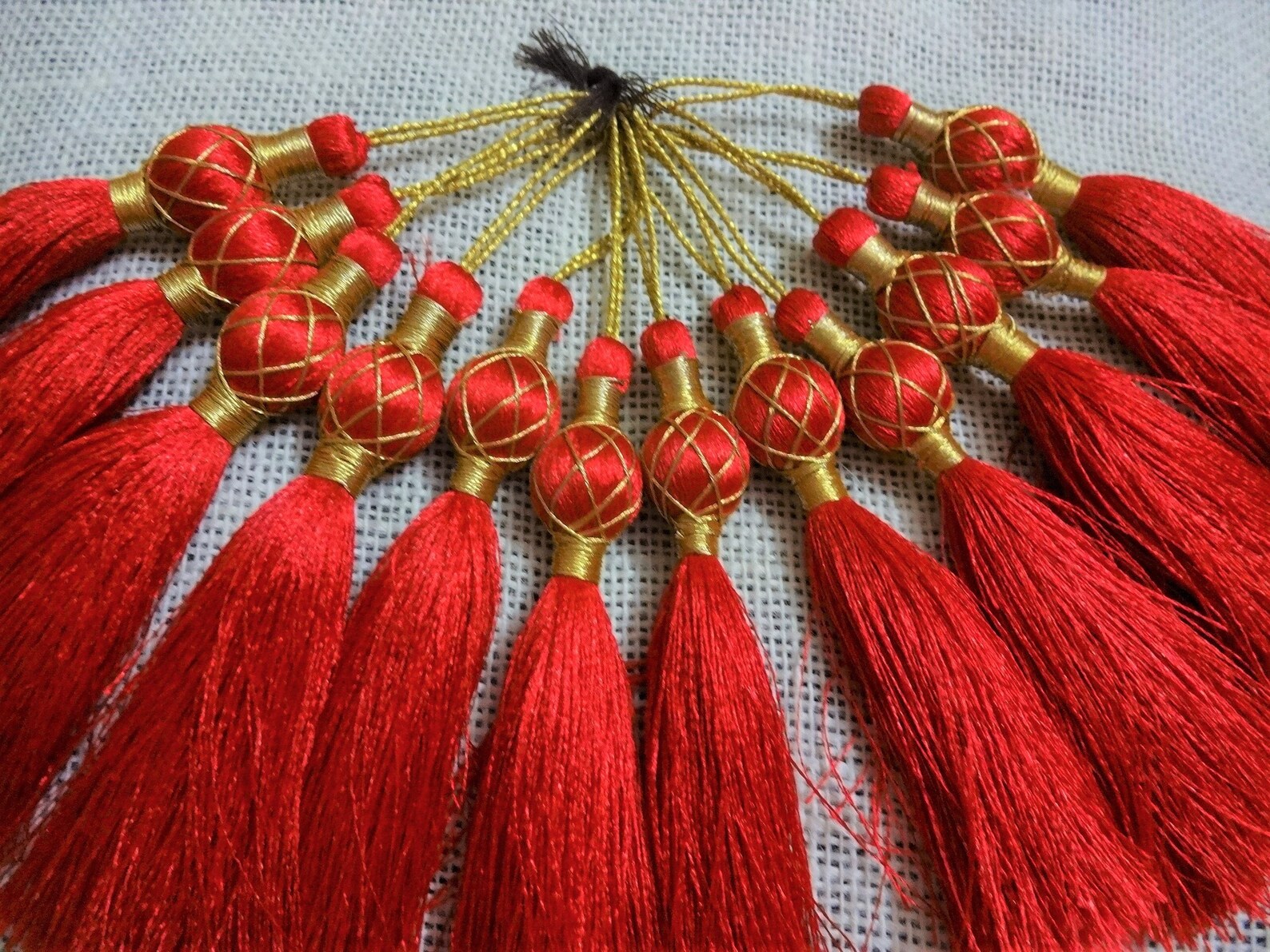 Tassels Silk Tassels Embellishment Ball Tassels Decorative | Etsy