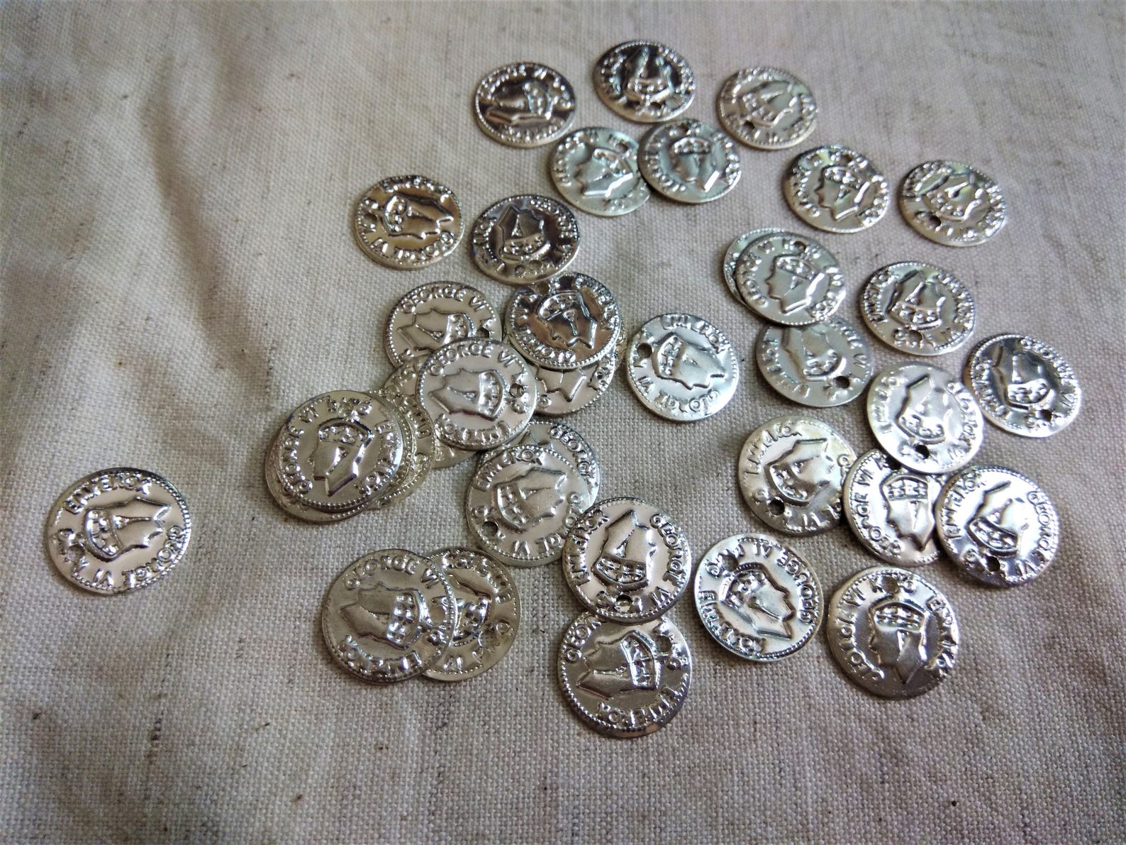 15 MM Brass Coins Coin Charms Coin Stampings Indian Brass | Etsy