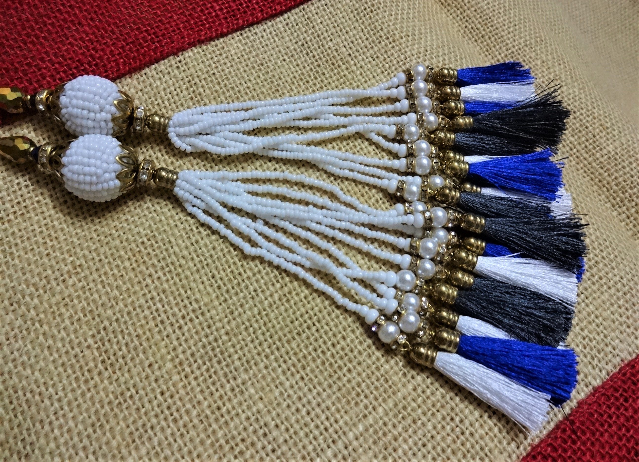 Indian Tassels Silk Tassels Beaded Tassels Purse & Handbag - Etsy India