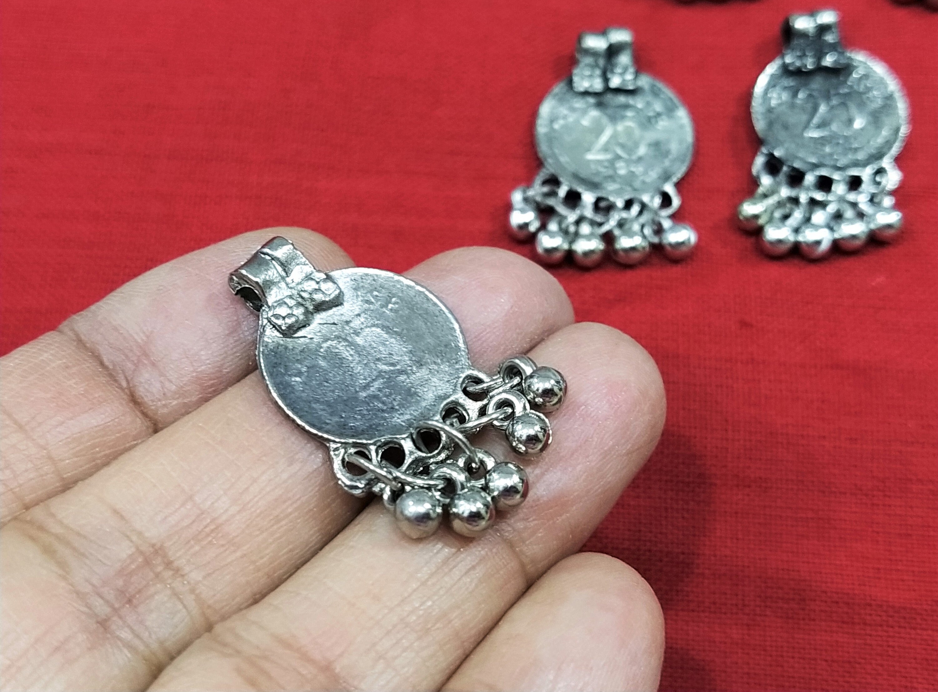 17 MM Metal Coin Charms Jewelry Supplies Indian Coins - Etsy