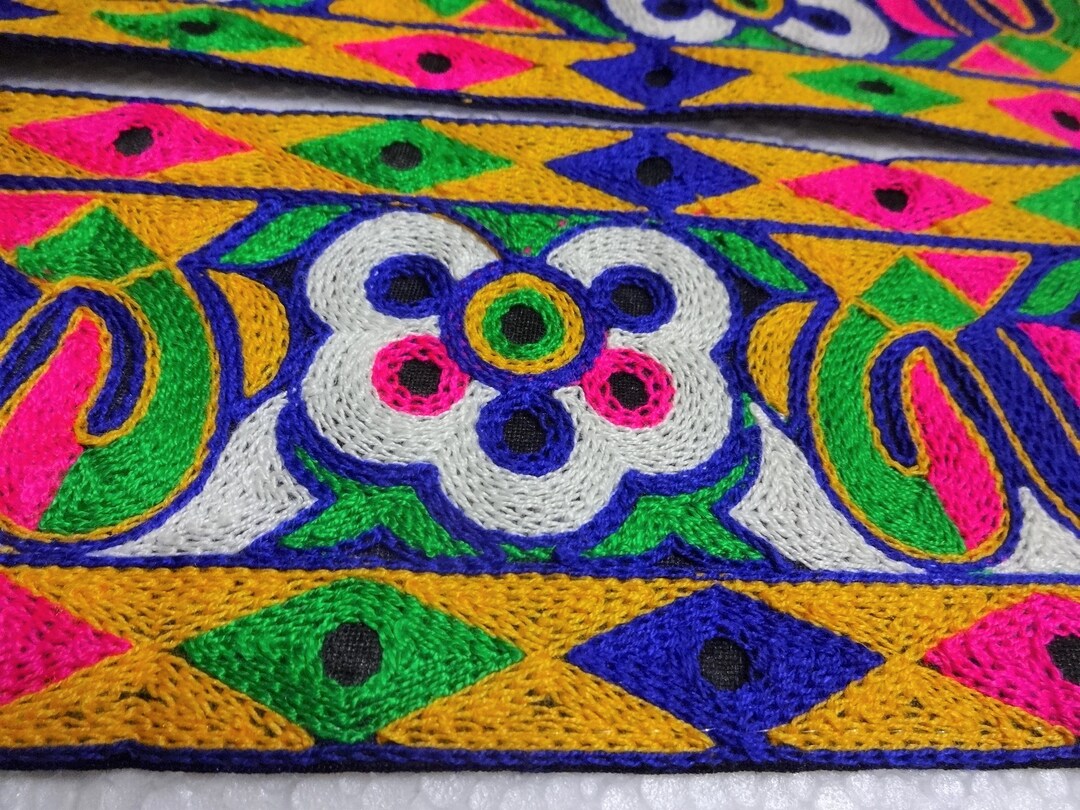 Indian Lace, Decorative Trim, Craft Ribbon, Sari Border, Embellishment ...
