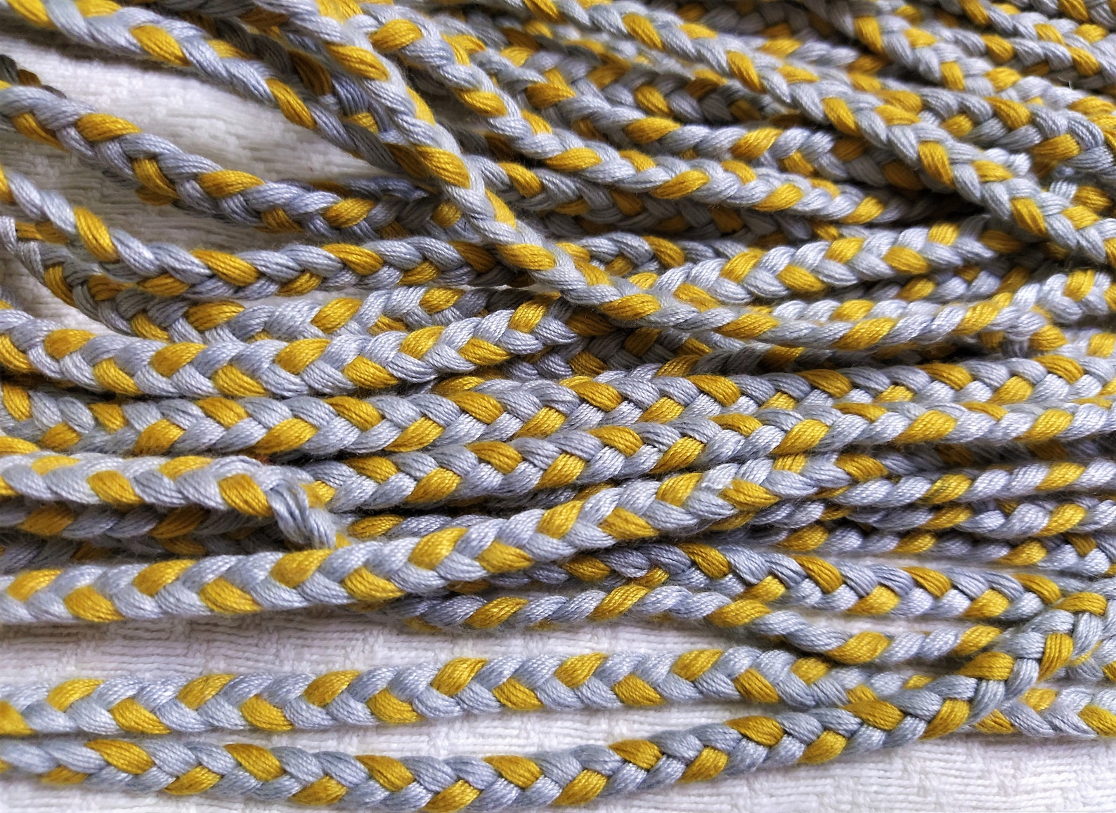 Braided Cotton Cord Cotton Ribbon 6MM Braided Cotton Thread - Etsy