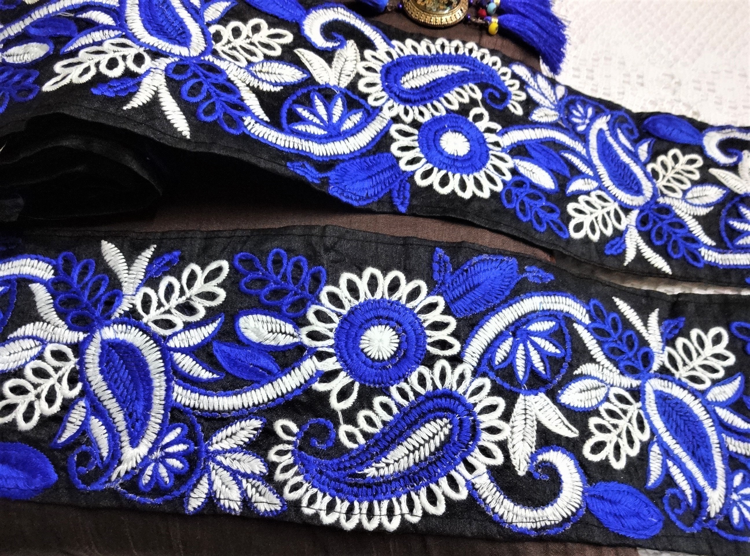 Indian Trim Decorative Lace Craft Ribbon Sari Border Broad | Etsy