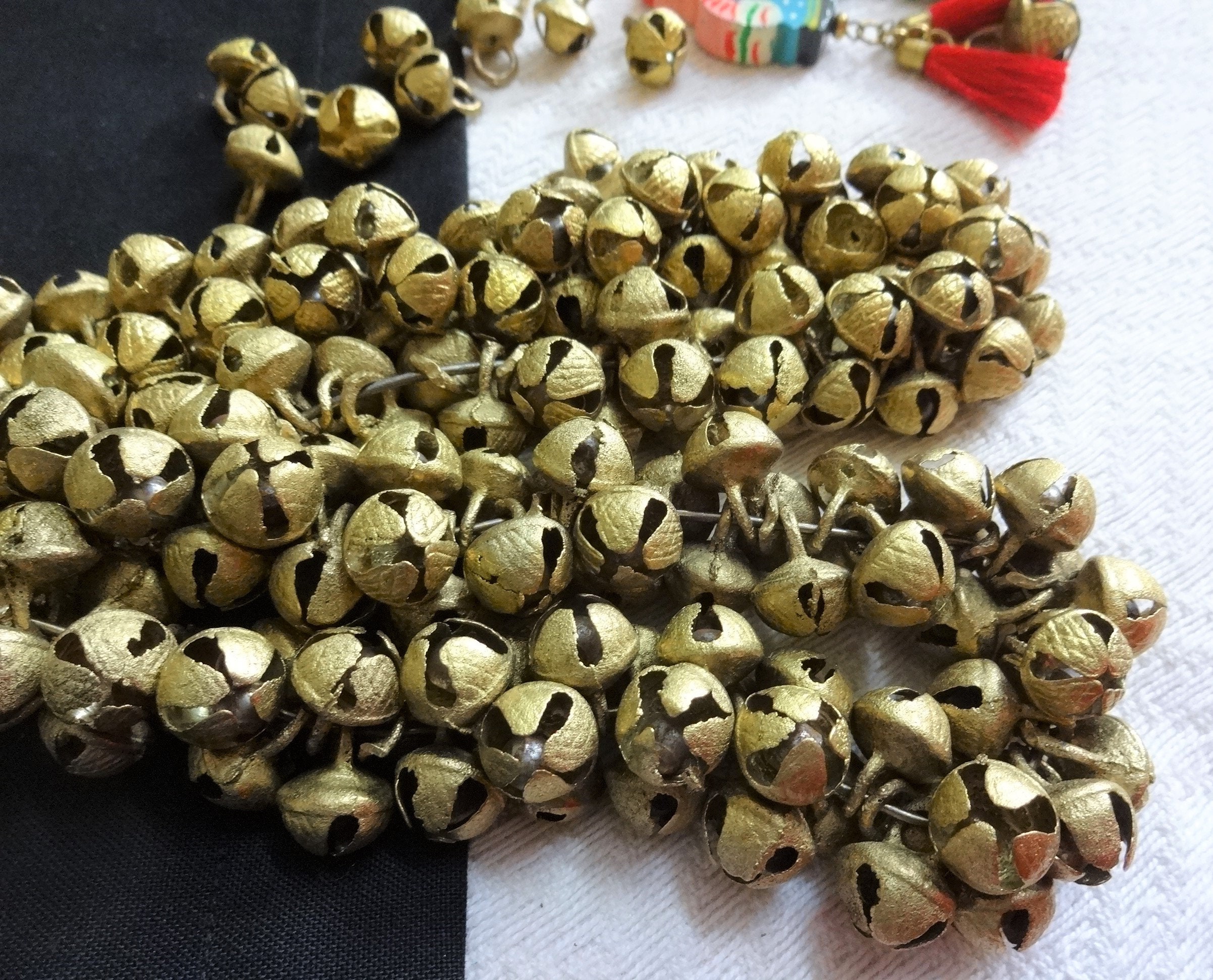 Brass Bells Metal Bells Gypsy Indian Jewelry Supplies Ethnic | Etsy