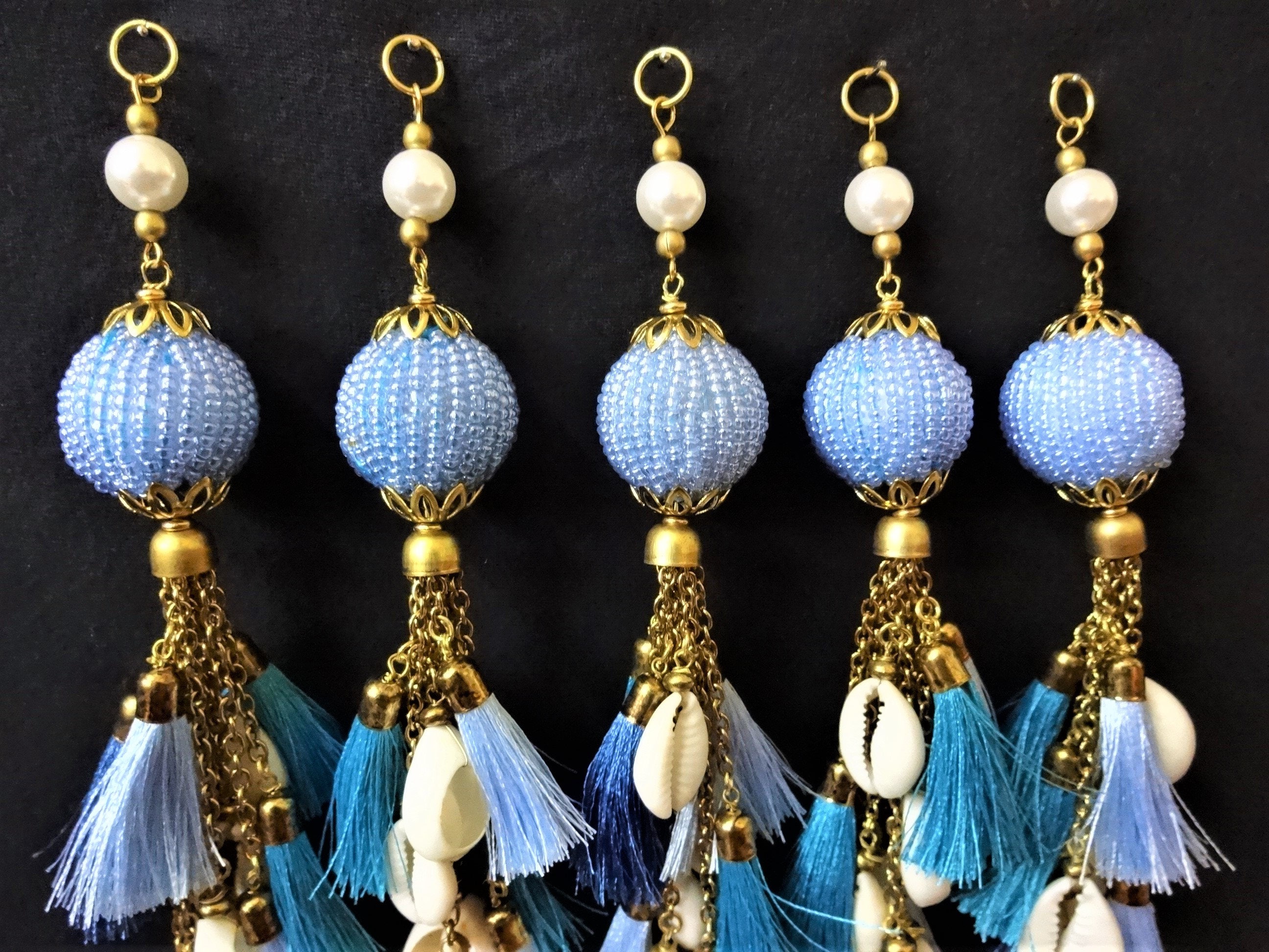 Indian Cowrie Tassels Silk Tassels Chain Tassels Purse & | Etsy