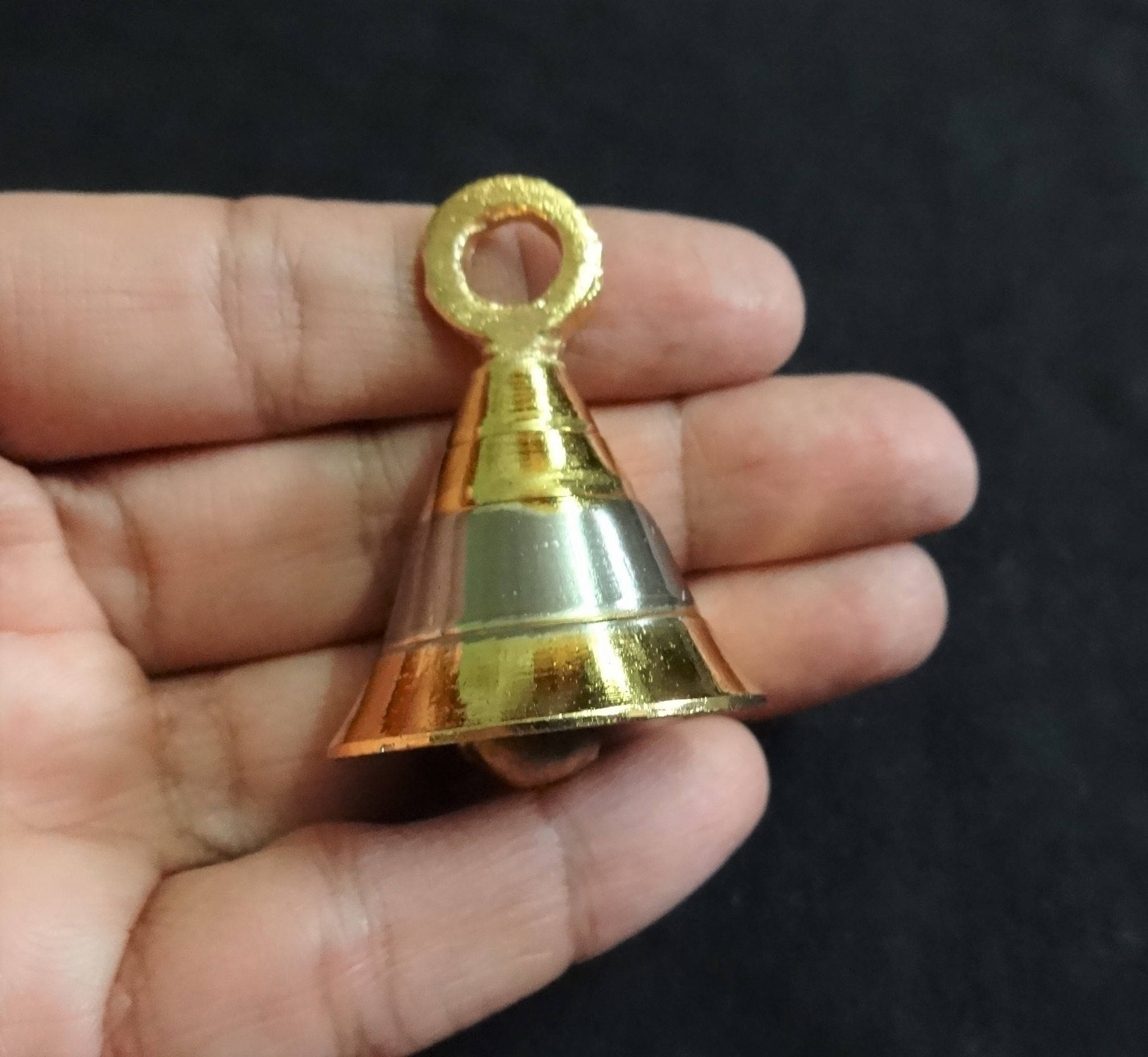 Indian Brass Bells Large Metal Bells Gypsy Bells Christmas | Etsy