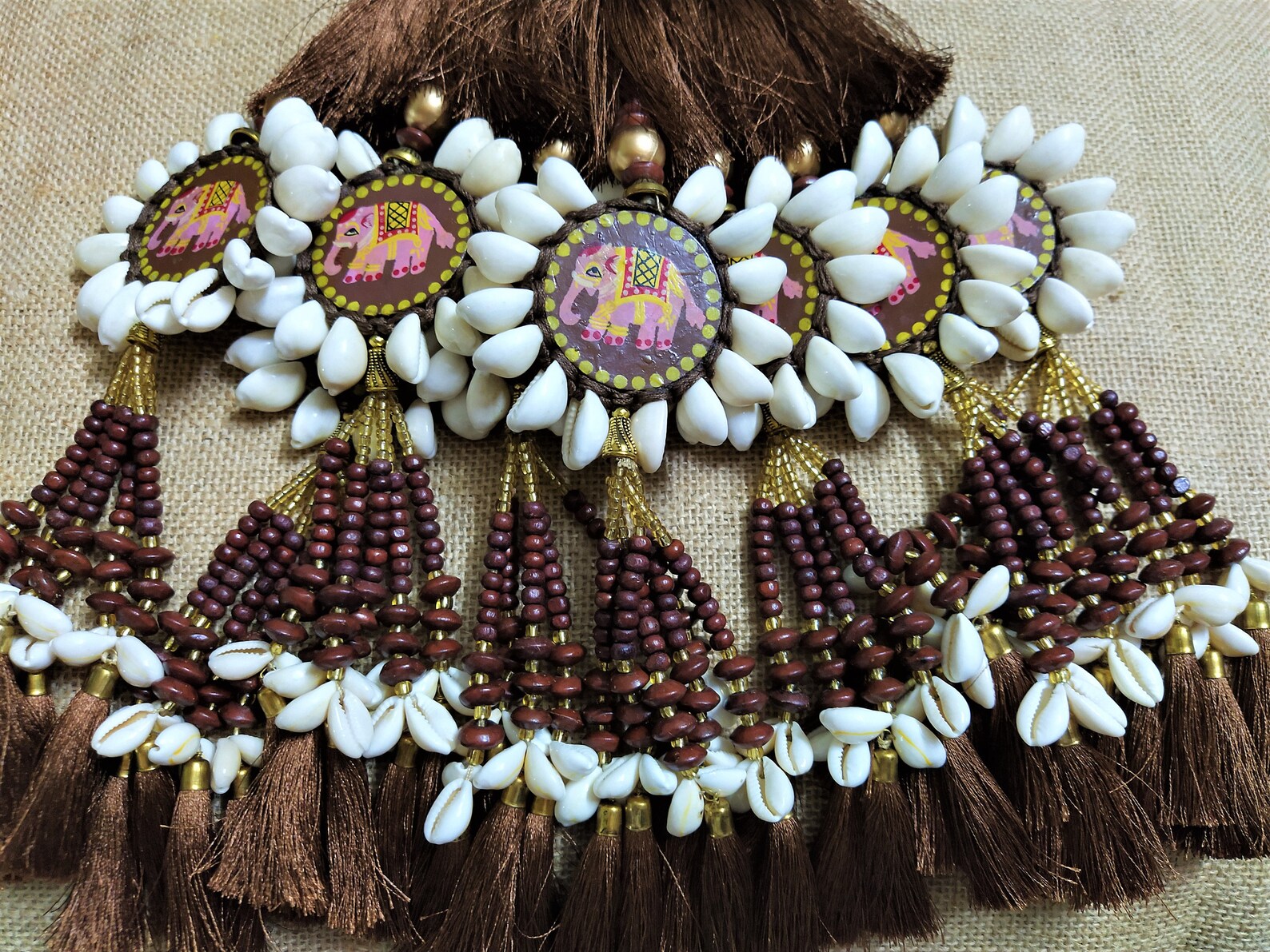 Indian Tassels Ethnic Purse & Handbag Decoration Cowrie - Etsy