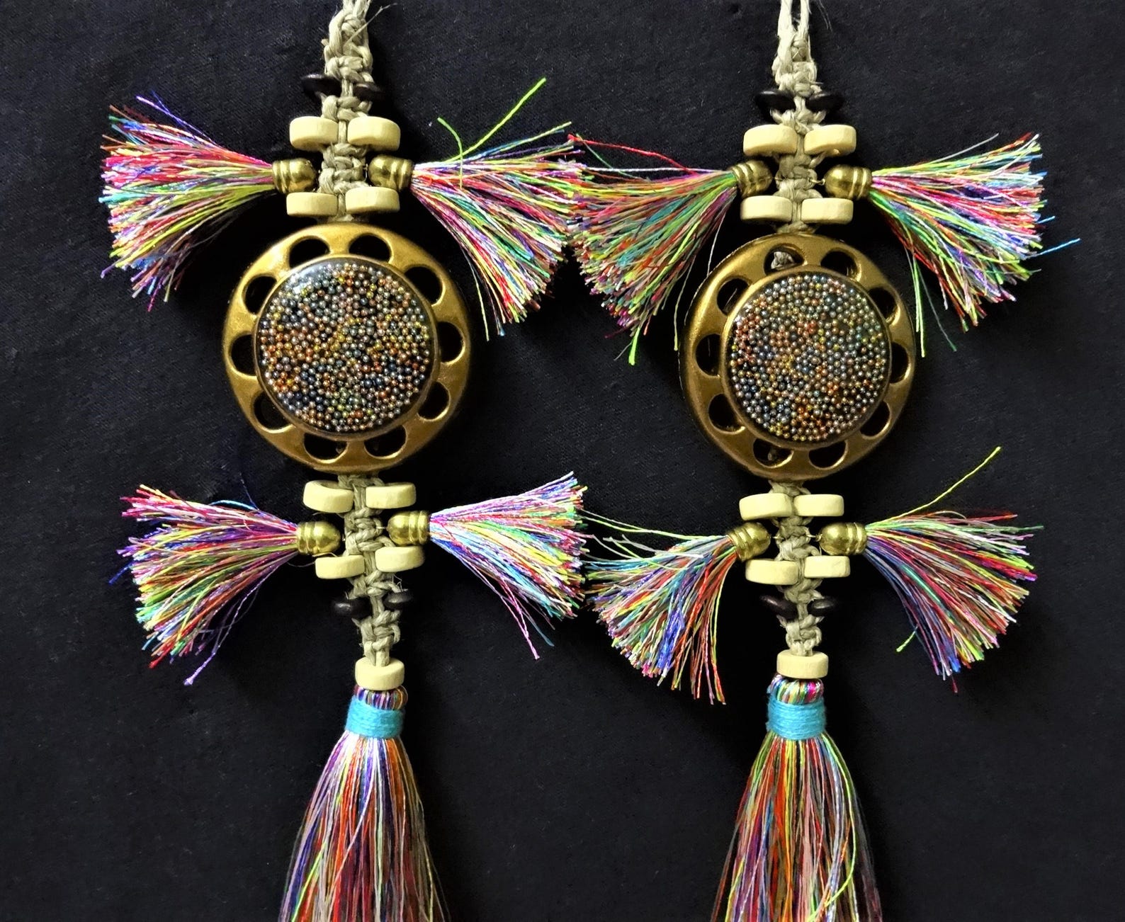 Indian Tassels Silk Tassels Beaded Tassels Jute Tassels - Etsy