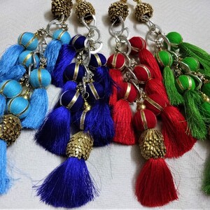 Long Tassel Ball Tassel Silk Tassel Decorative Zari Trim Tassel Sari ...