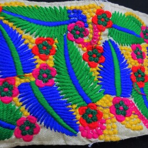 Indian Lace Broad Decorative Trim Craft Ribbon Embroidered - Etsy