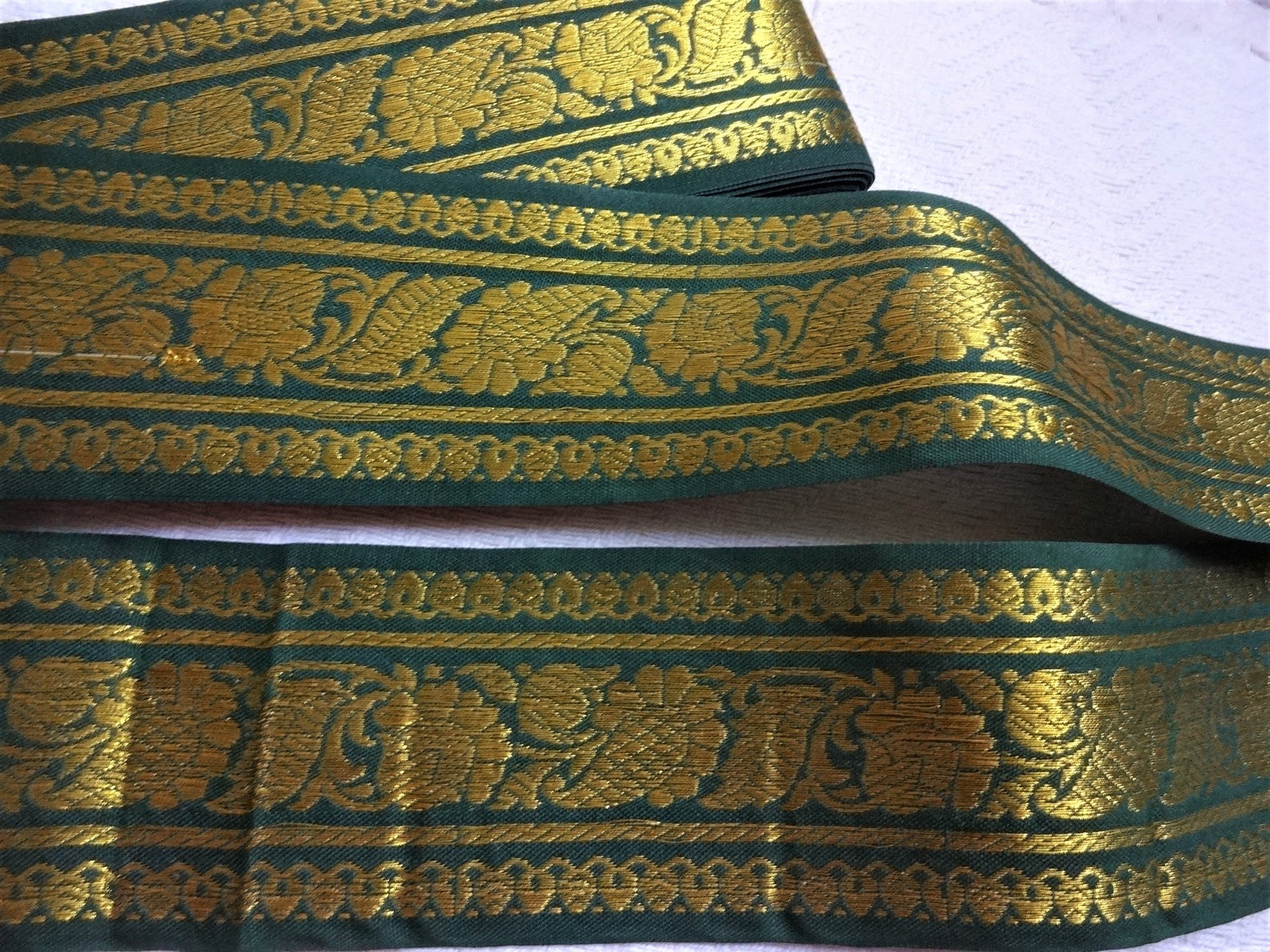 Indian Laces Indian Jacquard Trim Fabric Lace Decorative - Etsy